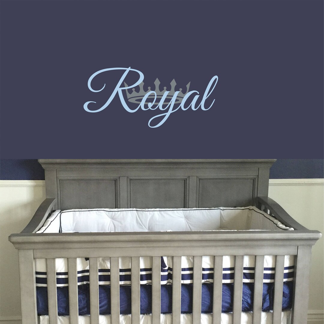 Personalized Name Prince Wall Decal - Custom Name Prince Wall Sticker ...