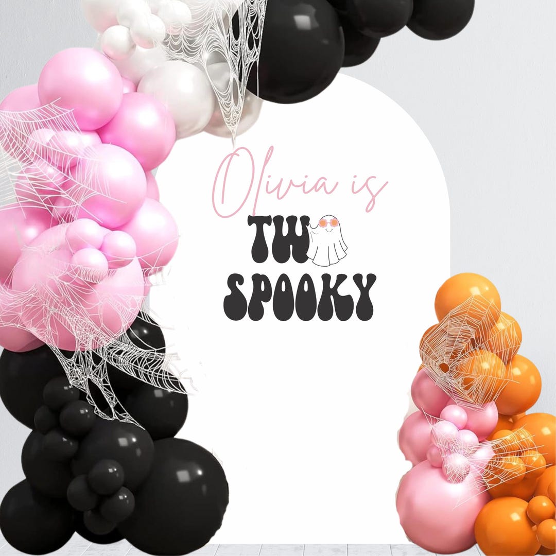 Two Spooky Birthday Decal - Spooky One Decal - Halloween Birthday Party ...