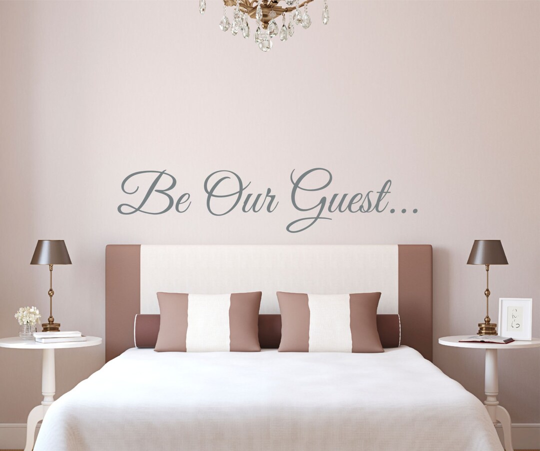 Be Our Guest Wall Decal Sticker - Etsy