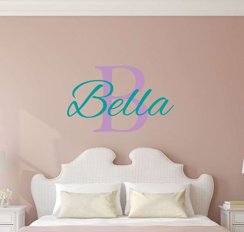 Personalized Name Wall Decal Custom Name Wall Sticker | Etsy