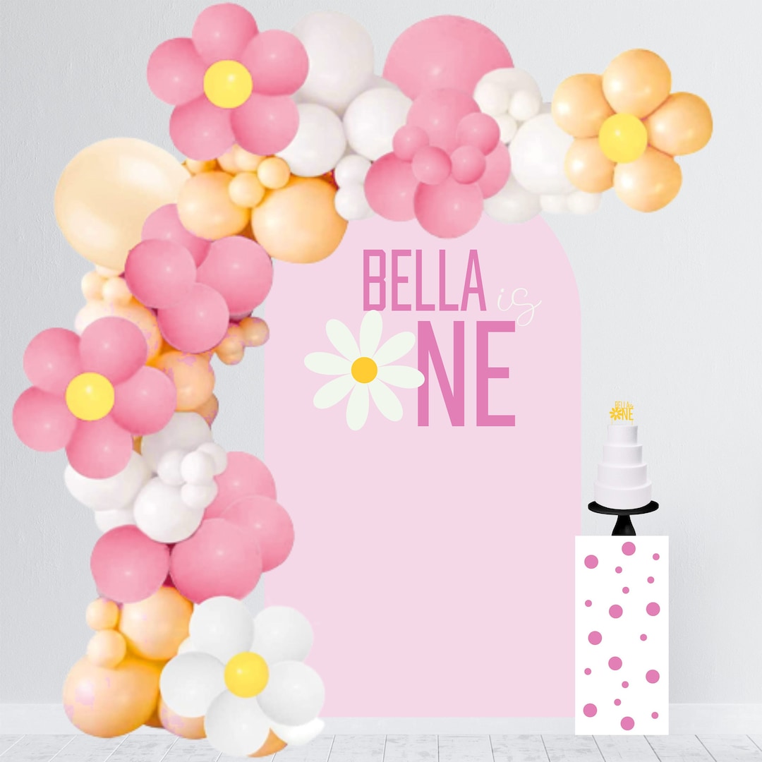 Happy Birthday Decal - Happy Birthday Party Backdrop - First Birthday ...