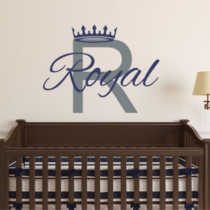 Personalized Name Prince Wall Decal - Custom Name Prince Wall Sticker ...