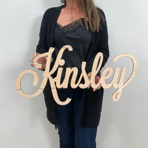 Custom Wood Name Sign | Nursery Name Sign | Personalized Name Sign ...