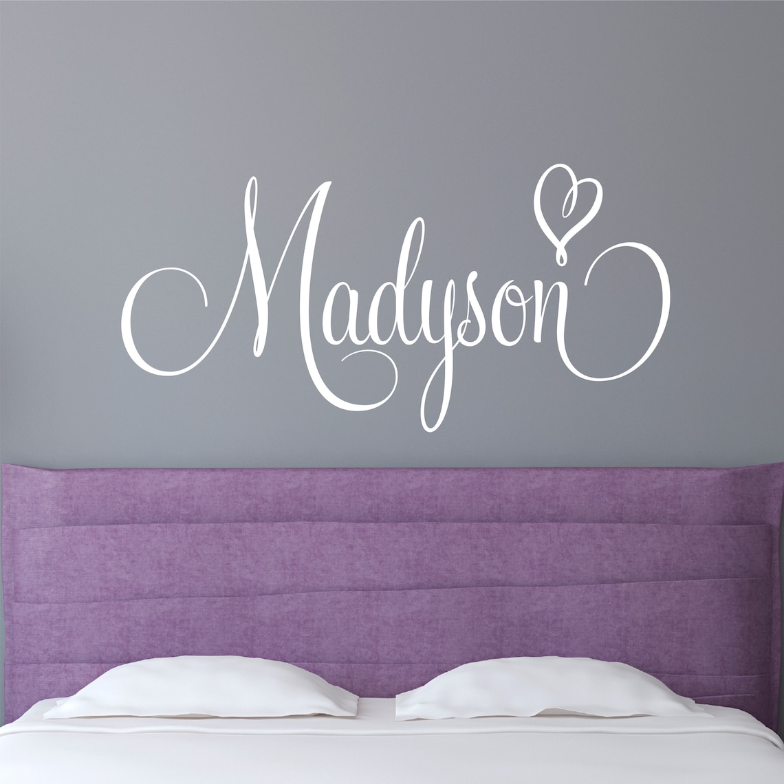 Personalized Wall Decal Girl Name Wall Decal Nursery Wall - Etsy