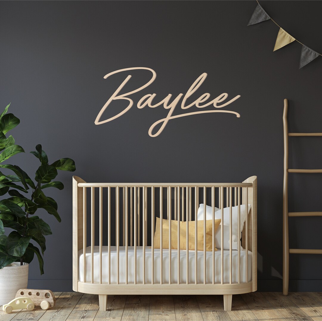 Custom Wood Name Sign | Nursery Name Sign | Personalized Name Sign ...