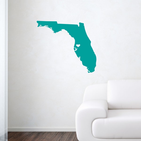 Florida Home Decal - Etsy