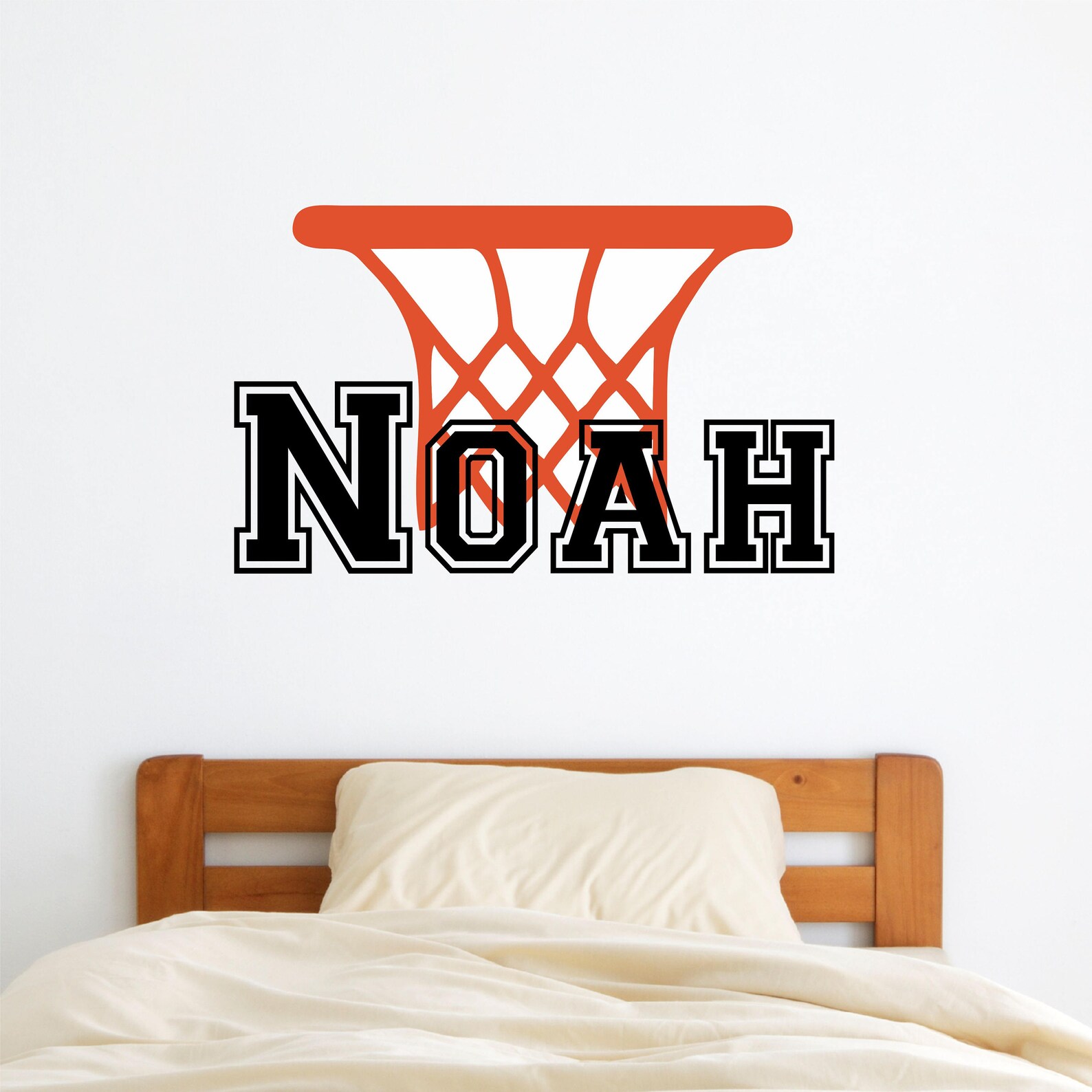 Personalized Name Basketball Wall Decal Custom Name - Etsy