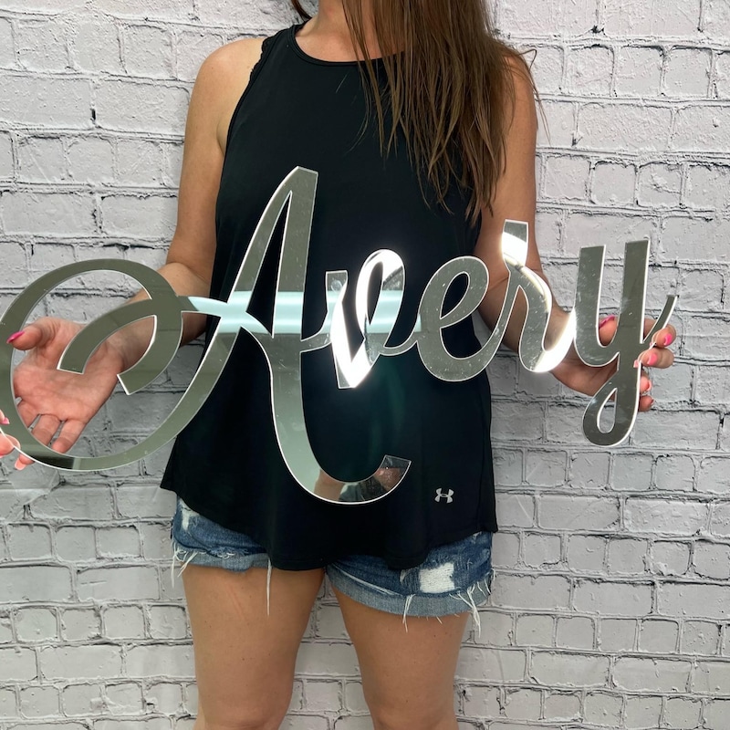 Acrylic Wood Nursery Sign - Etsy