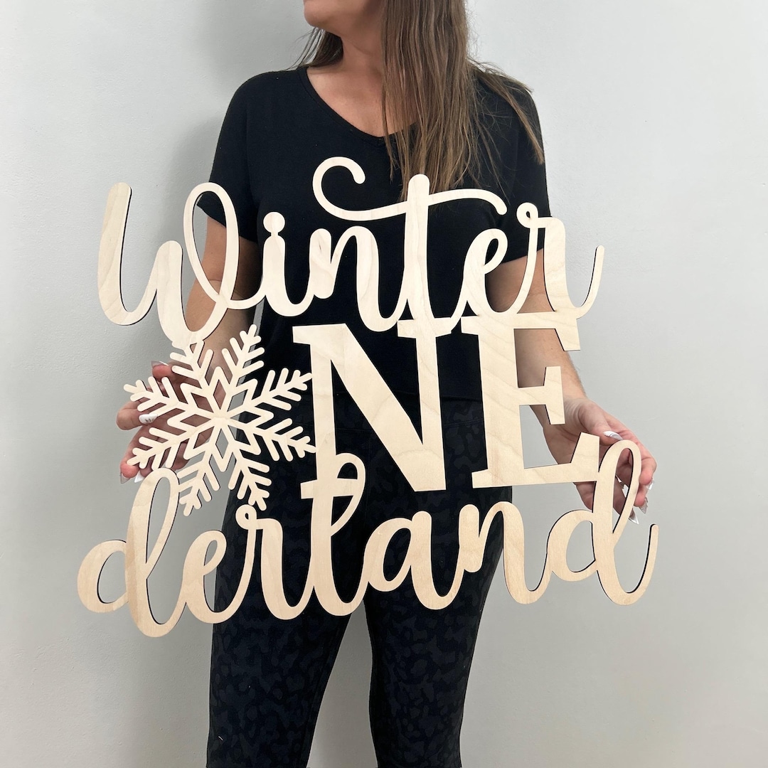 Winter Onederland Wood Sign | First Birthday Wood Sign | Wooden Winter ...
