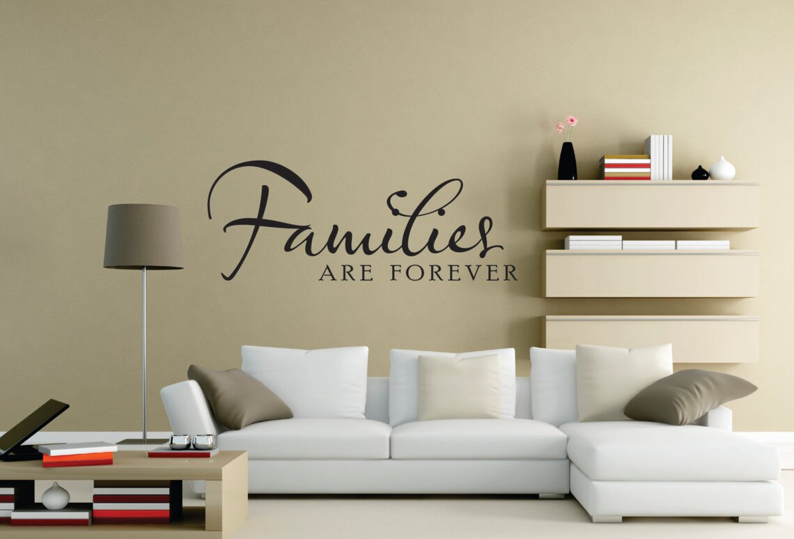 Families Are Forever Wall Decal Sticker - Etsy