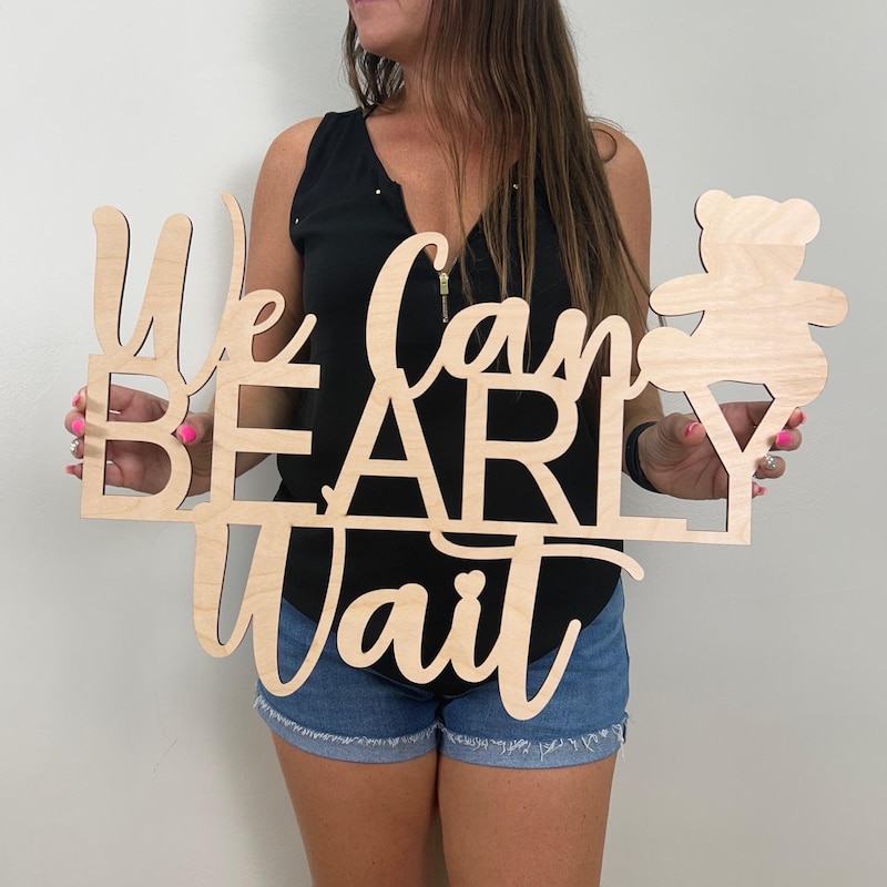 We Can Bearly Wait - Etsy