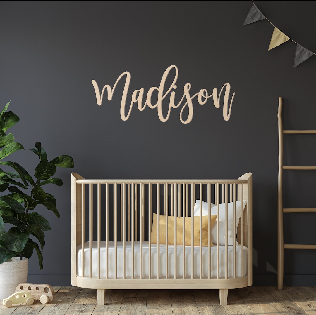 Wood Name Signs Nursery