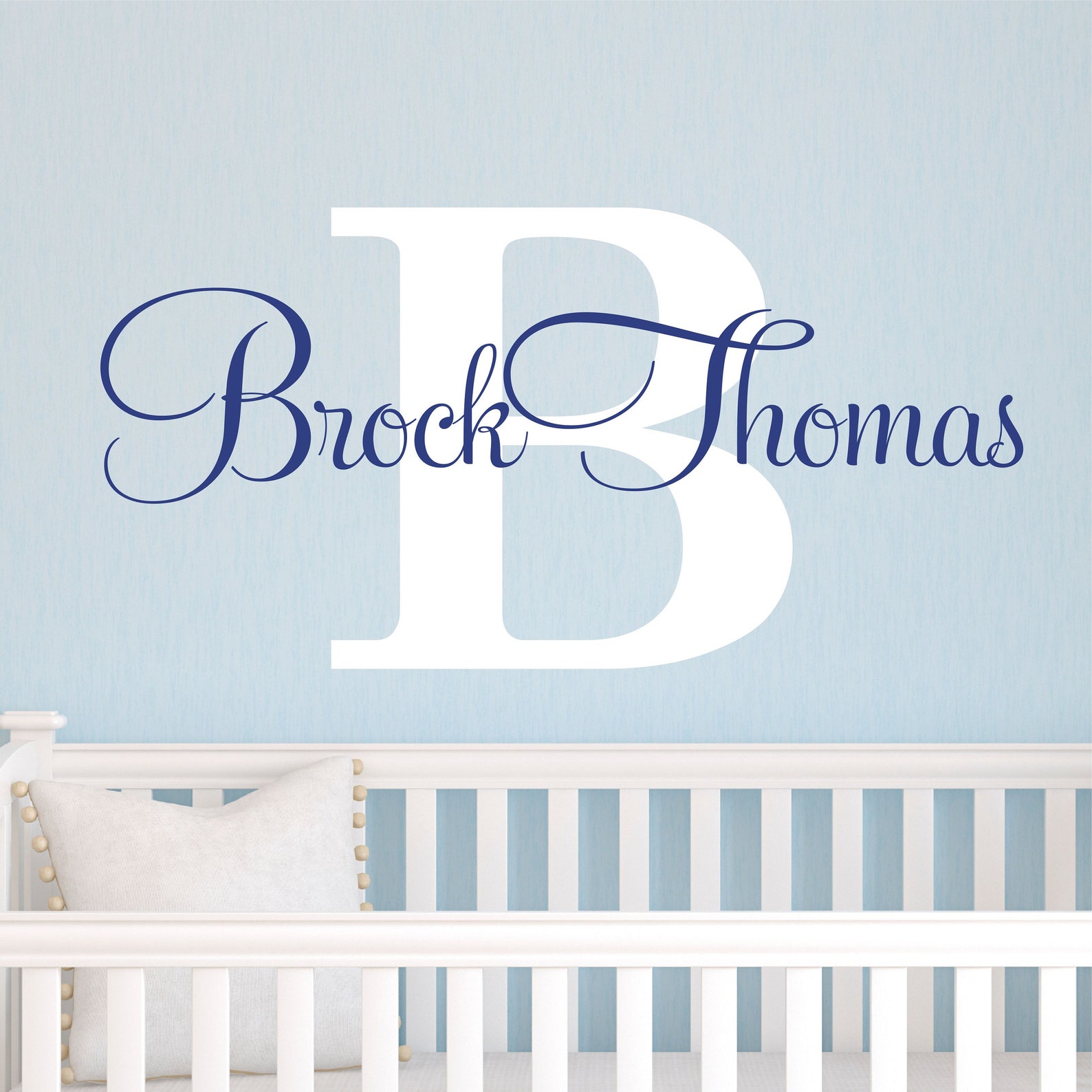 Name Wall Decal Teen Boys Room Decor Baby Boy Nursery Name - Etsy
