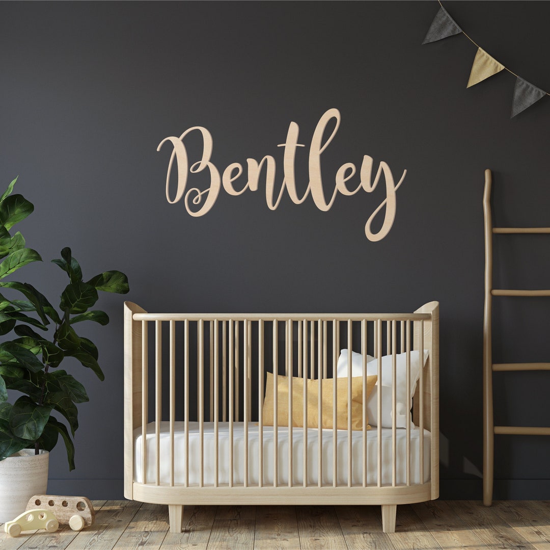 Custom Wood Name Sign | Nursery Name Sign | Personalized Name Sign ...