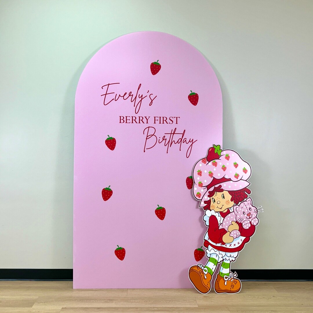 Berry First Birthday Party Backdrop Berry Theme Birthday Backdrop First ...