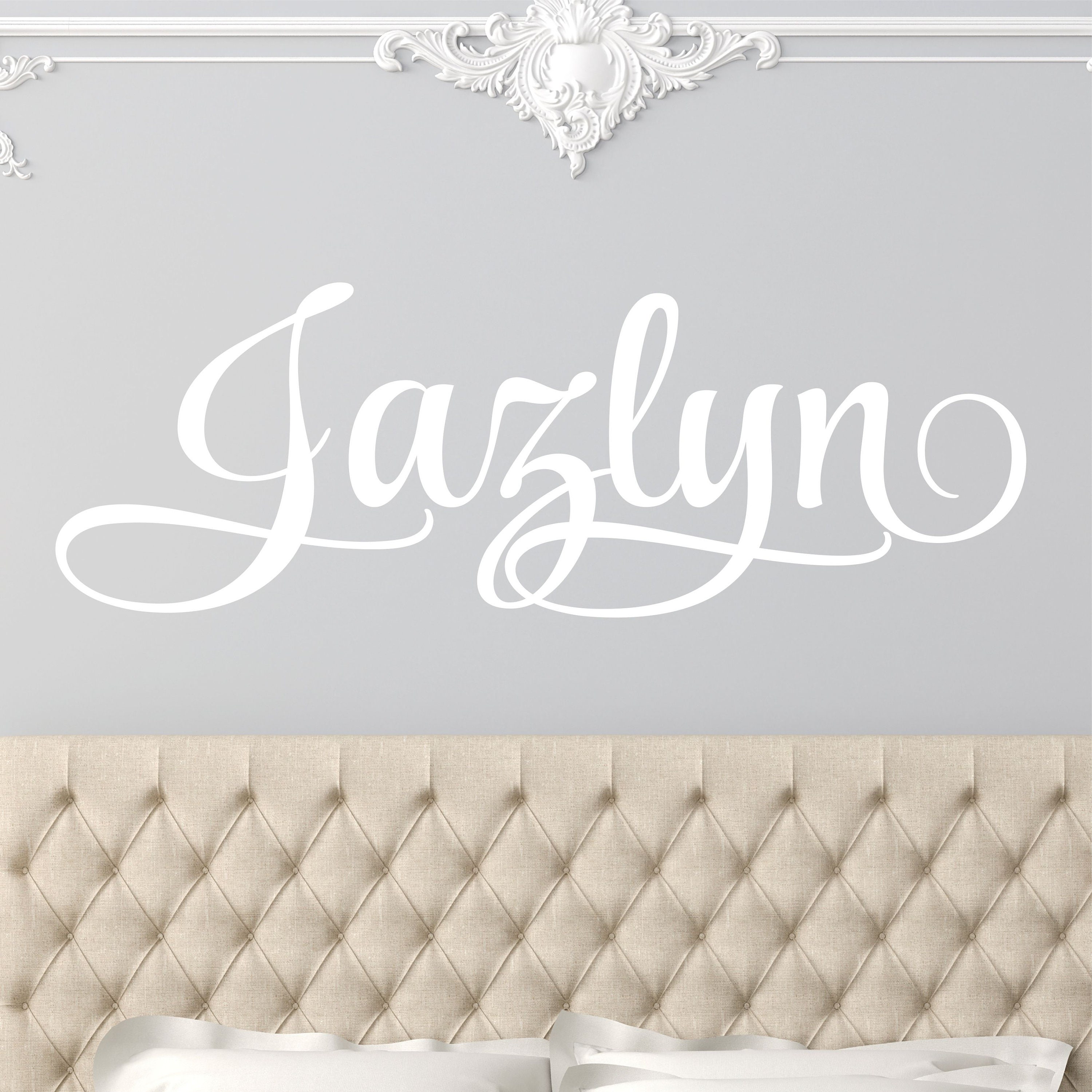 Personalized Girls Name Wall Decal Childrens Room Girls - Etsy