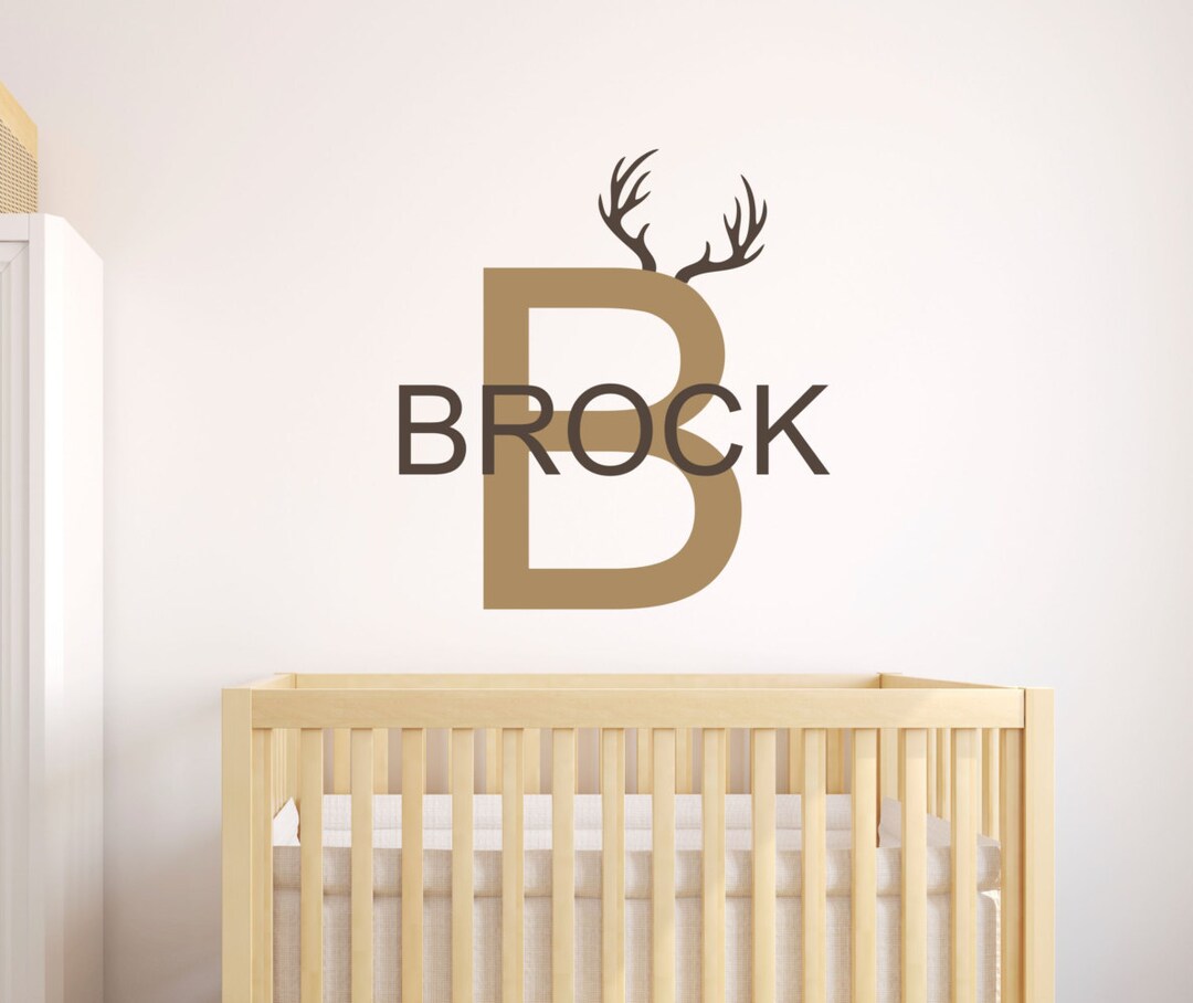 Personalized Name Hunting Wall Decal - Custom Name Hunting Wall Sticker ...