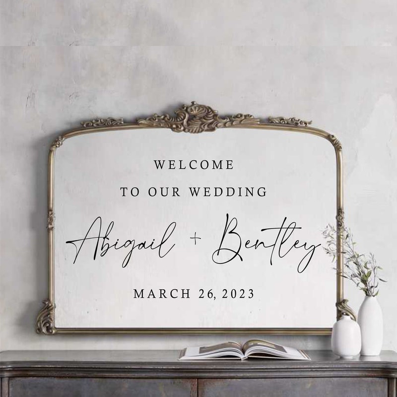 Wedding Wall Decals - Etsy