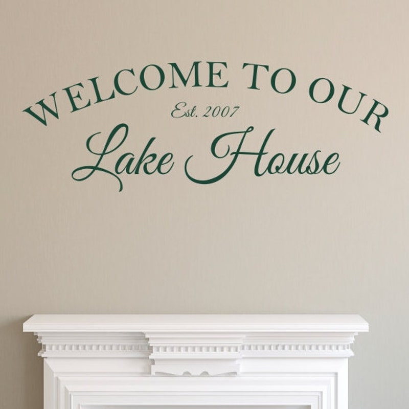 Lake House Decal - Etsy