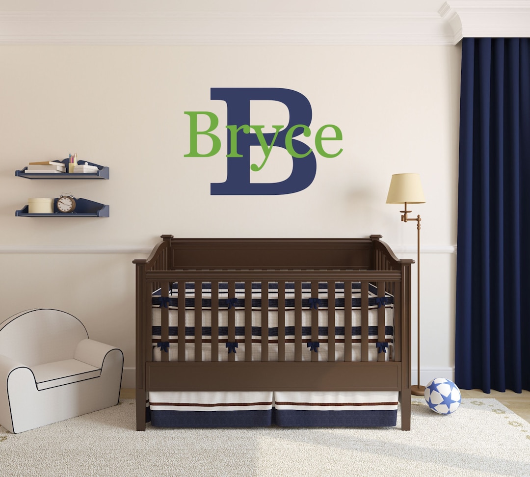 Personalized Name Wall Decal Custom Name Wall Sticker Vinyl Decal ...