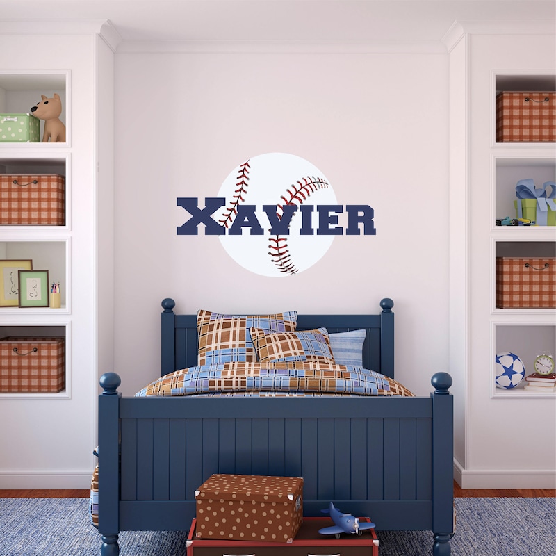 Baseball Wall Decal - Etsy