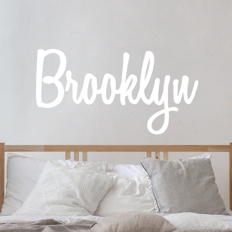 Personalized Name Wall Decal Custom Name Wall Sticker - Etsy