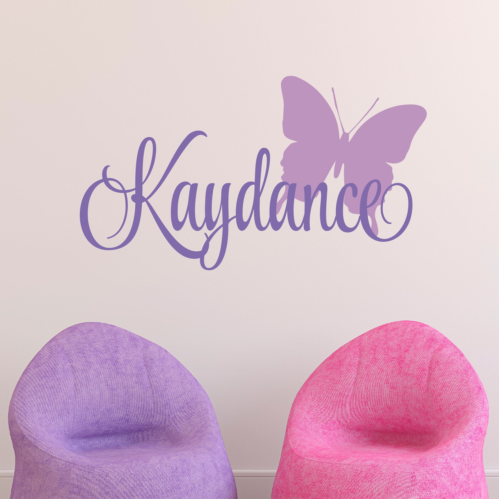 Name Wall Decal Butterfly Personalized Name Butterfly Wall - Etsy