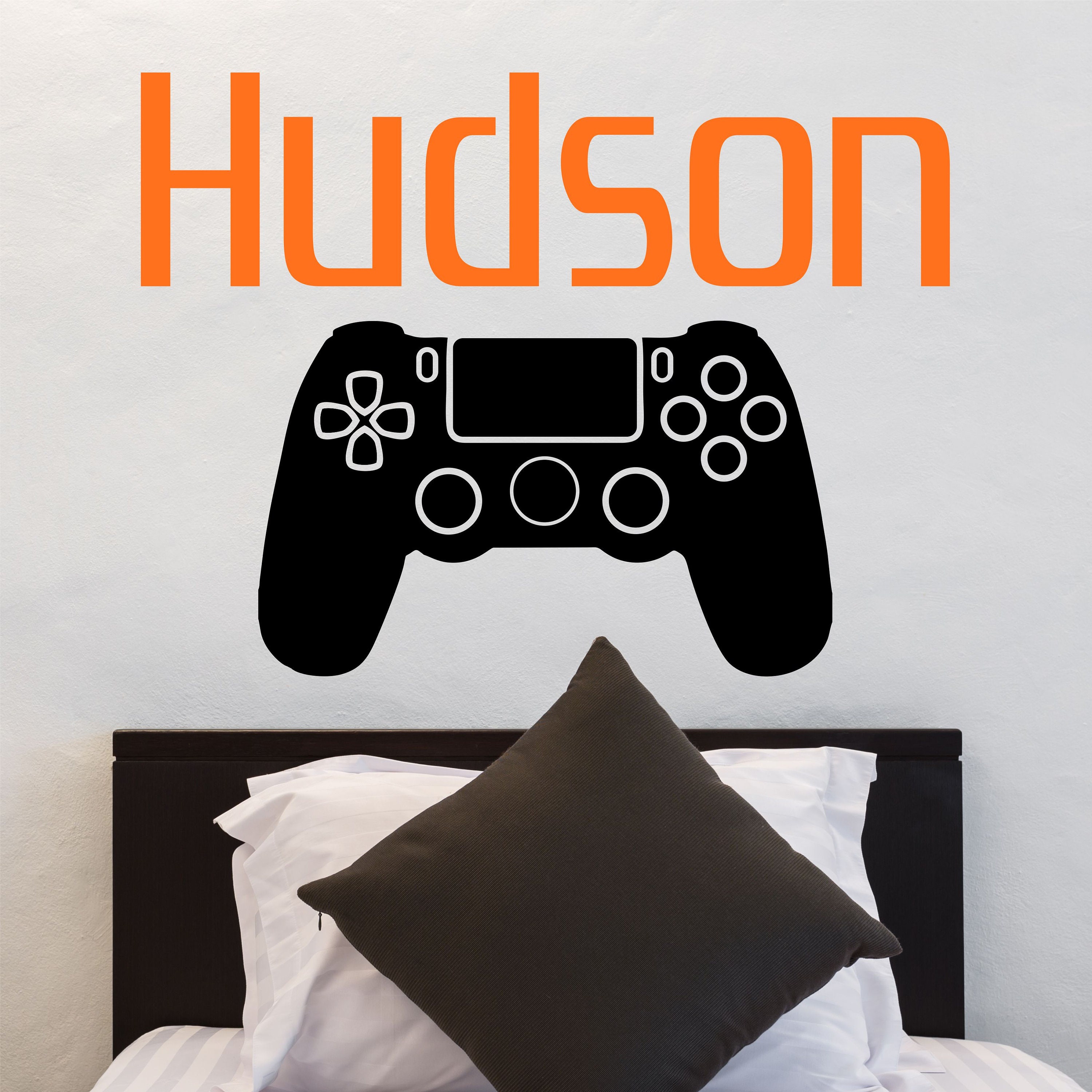 Gamer Name Wall Decal Personalized Name Custom Name Wall - Etsy
