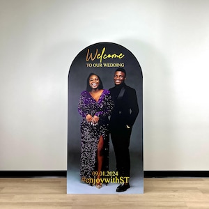 Welcome to Our Wedding Photo Backdrop - Custom Photo Backdrop - Photo ...