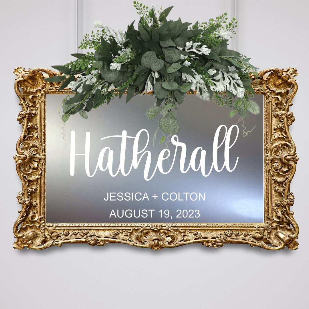 Welcome to Our Wedding Wall Decal - Soon to Be Mr & Mrs Personalized ...