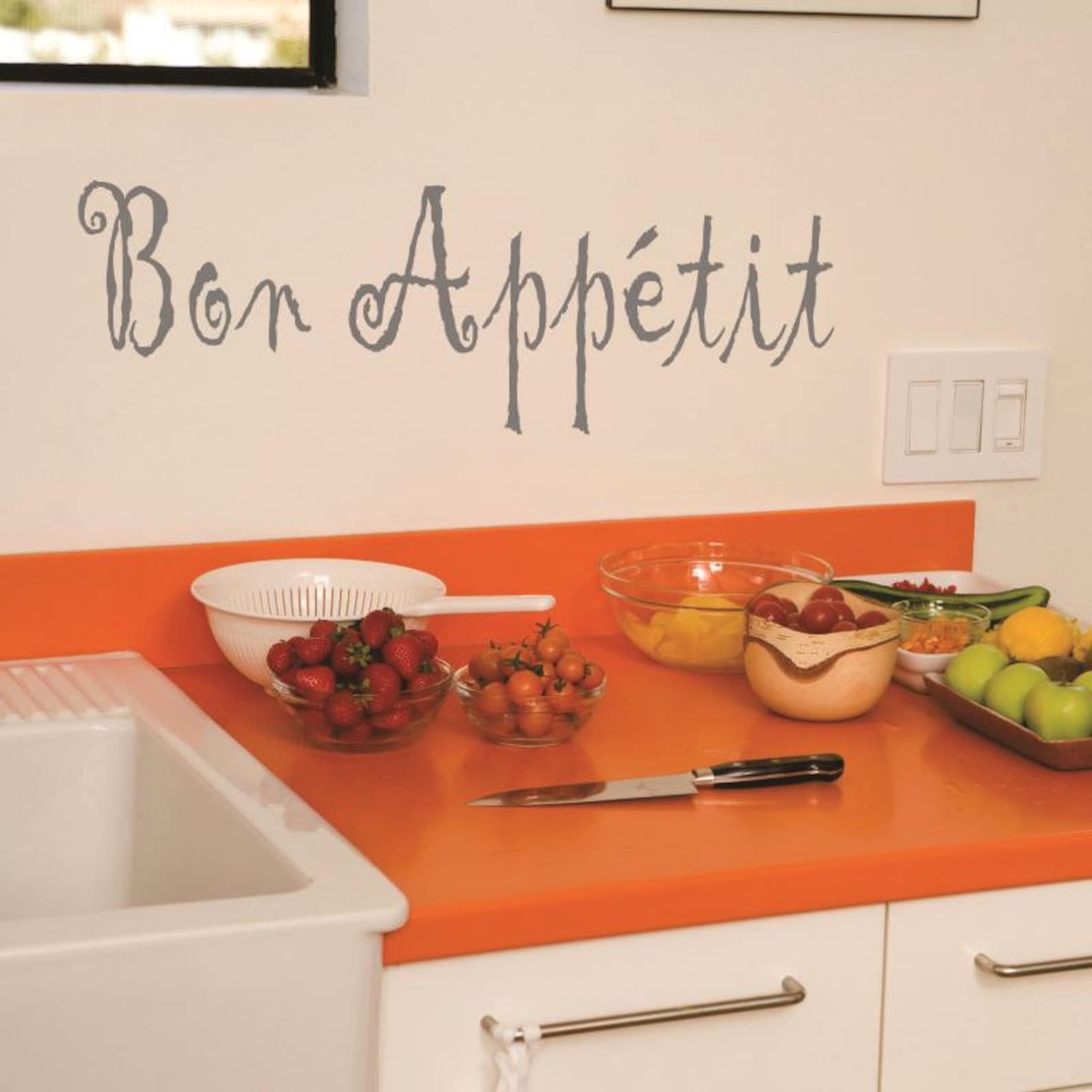 Kitchen Bon Appétit Wall Decal Sticker - Etsy