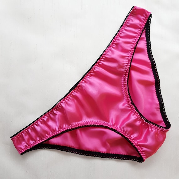 Hot Pink Satin Panties For Women By Biscuit Couture Etsy