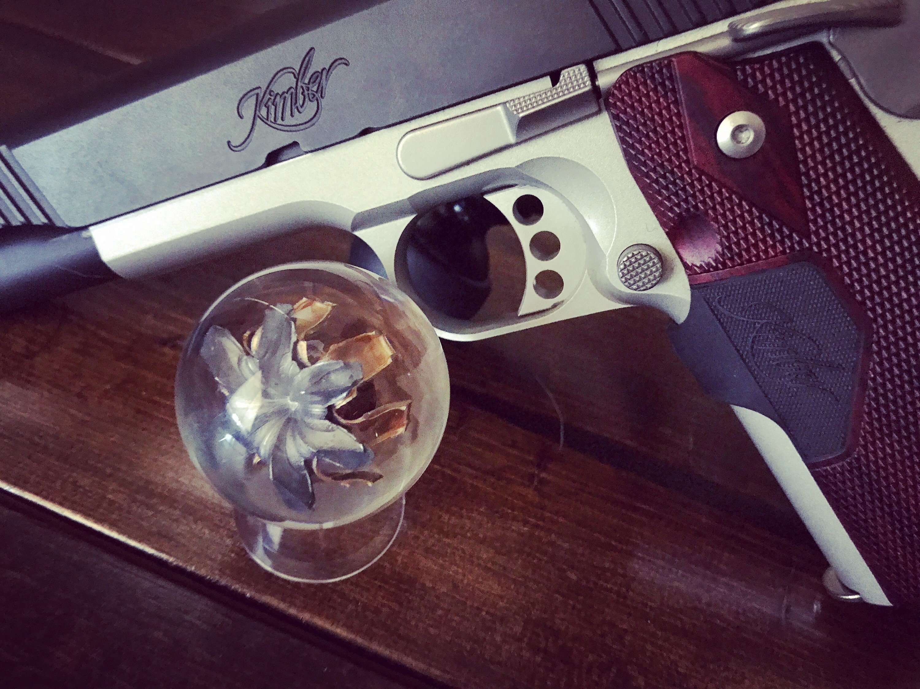 Federal .45ACP HST 230 Grain Bullet - Encased in Resin Sphere - Clear ...