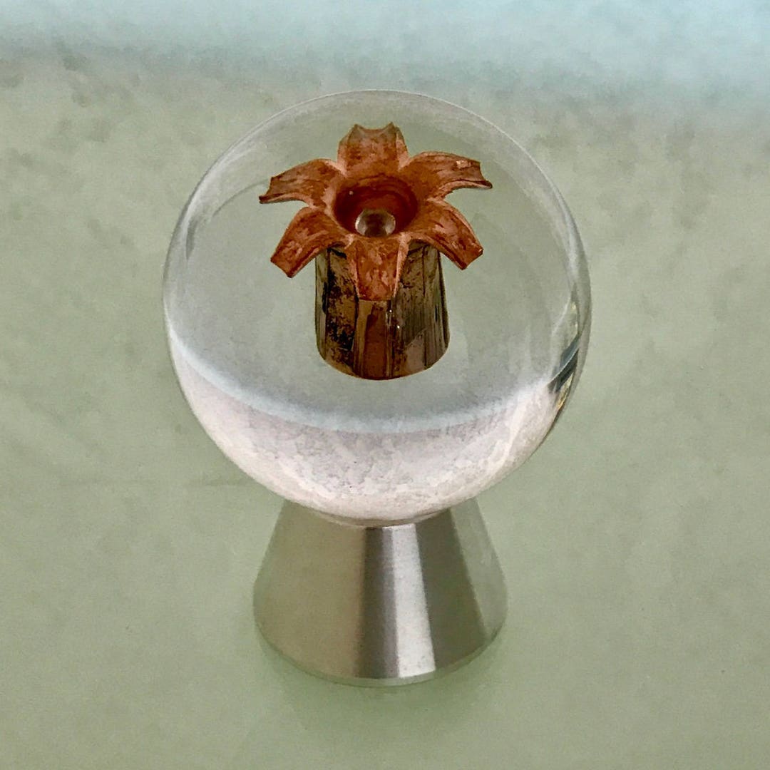 44 Magnum Corbon DPX 225 Grain Bullet Encased in Resin Sphere Clear ...