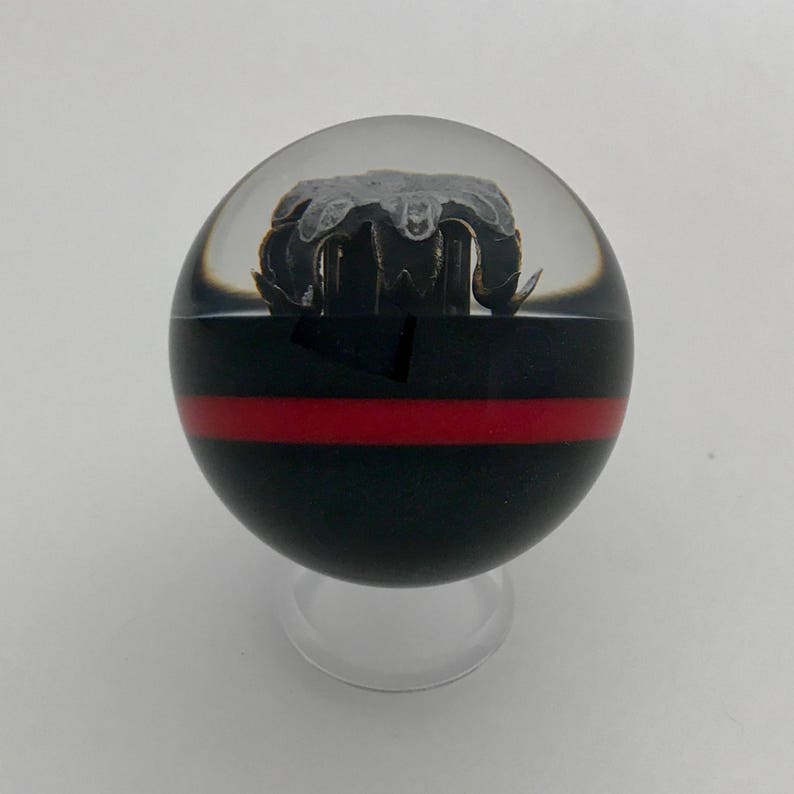 Thin Red Line Bullet Sphere 9mm Black Talon or Multiple - Etsy