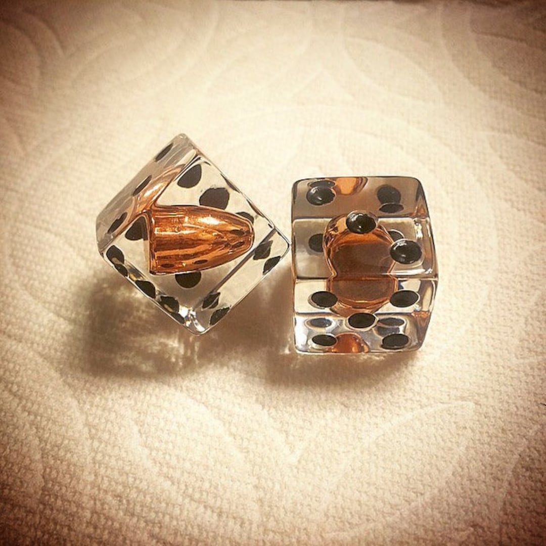9mm Pair of Loaded Dice - Taking the Phrase to A Literal Sense! - One ...