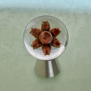 44 Magnum Corbon DPX 225 Grain Bullet Encased in Resin Sphere Clear ...