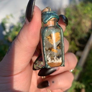 Custom Mini Spell Jar, Handmade, Michigan Made, Personalized, Crystals ...