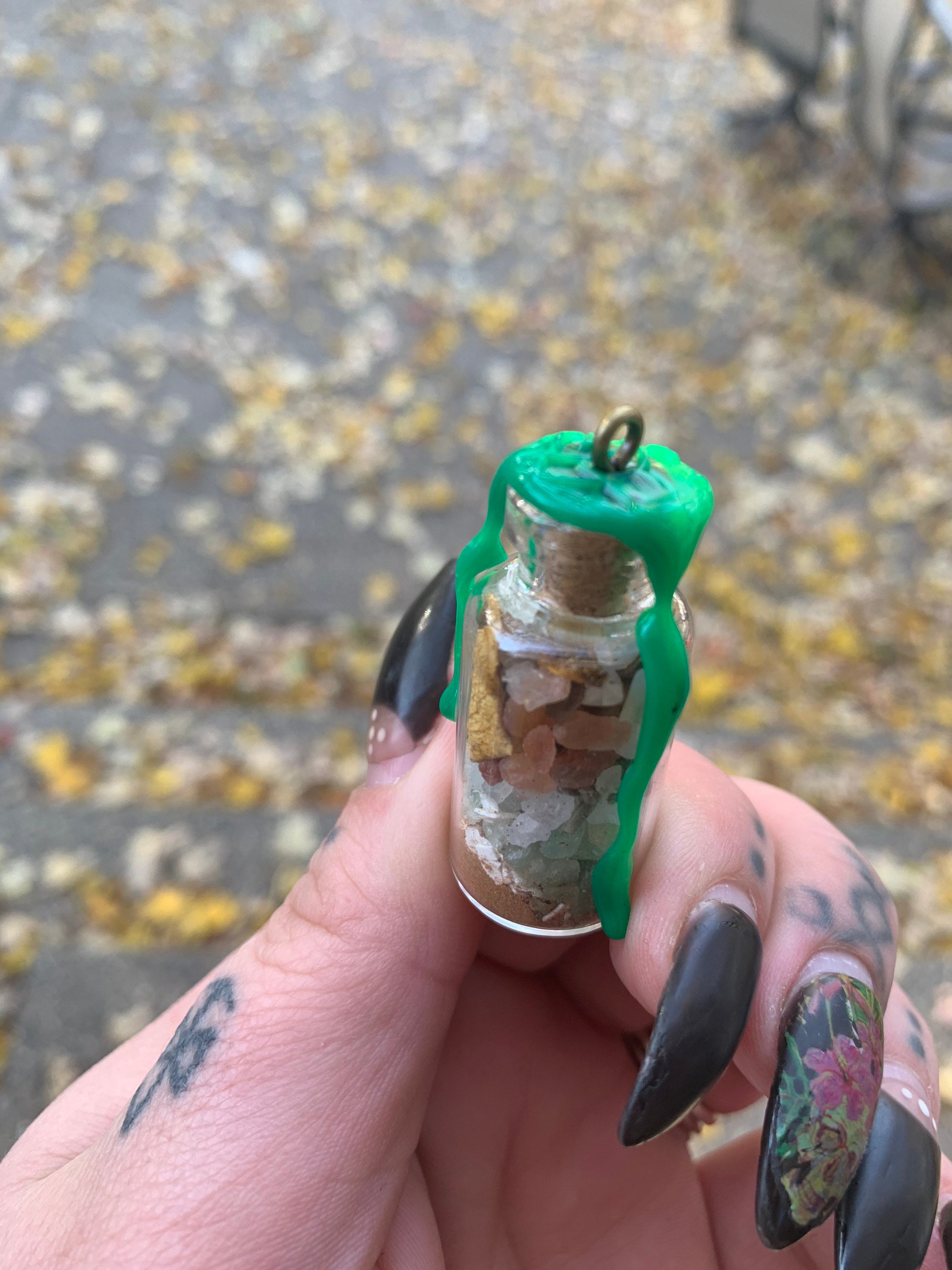 Custom Mini Spell Jar, Handmade, Michigan Made, Personalized, Crystals ...