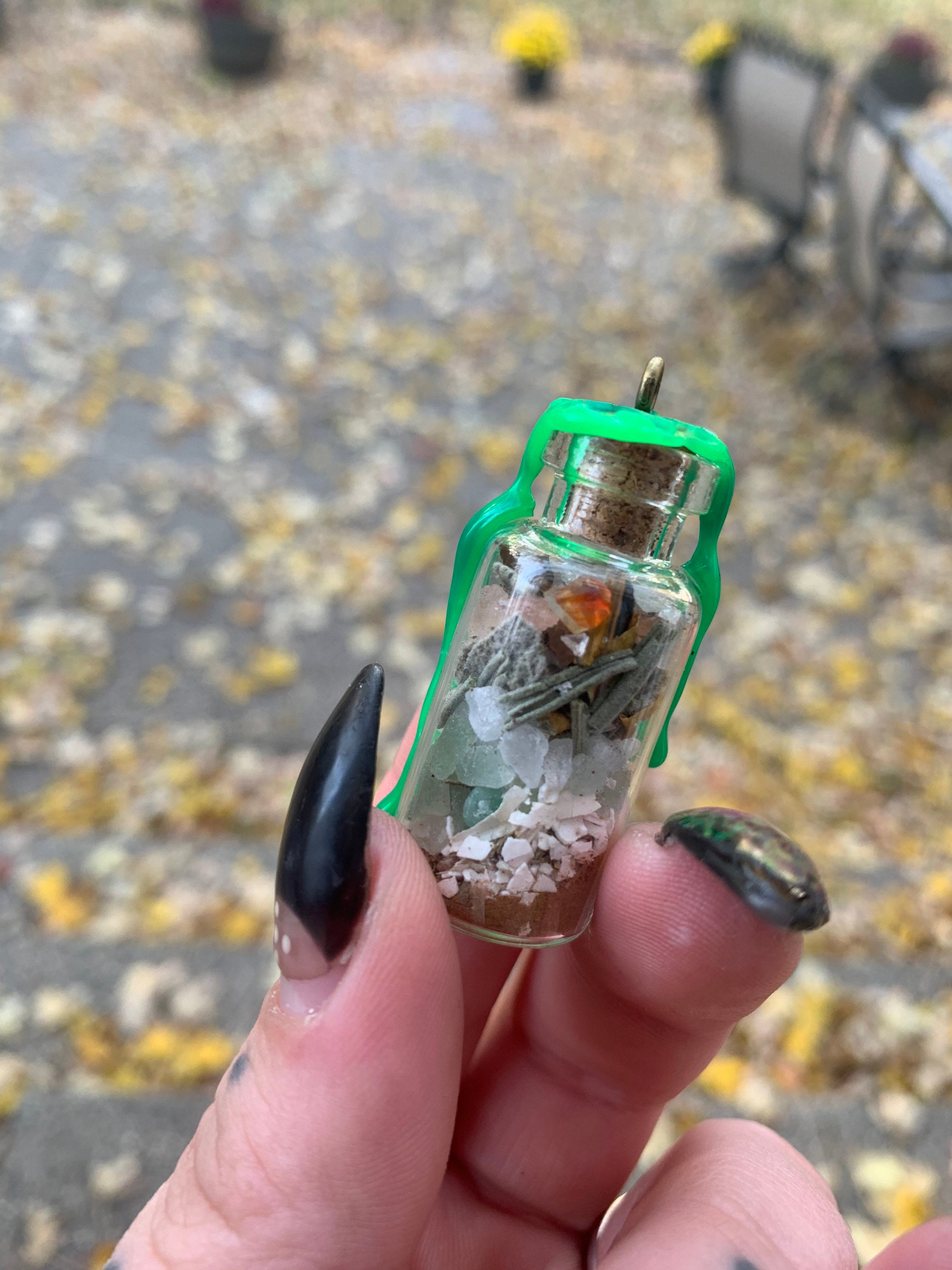 Custom Mini Spell Jar, Handmade, Michigan Made, Personalized, Crystals ...