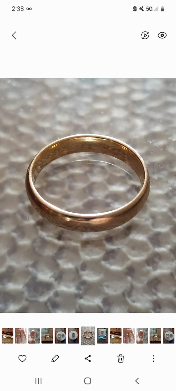 10k yellow gold wedding - Gem