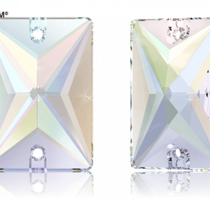 Rectangle Crystal - Etsy