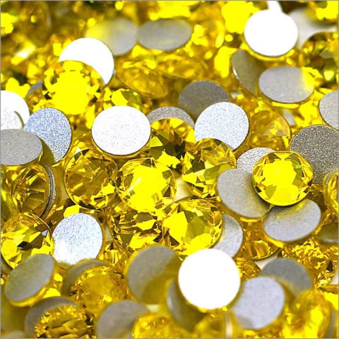 Citrine (249) Swarovski 2058 - XILION Rose Enhanced Crystal Flatback ...