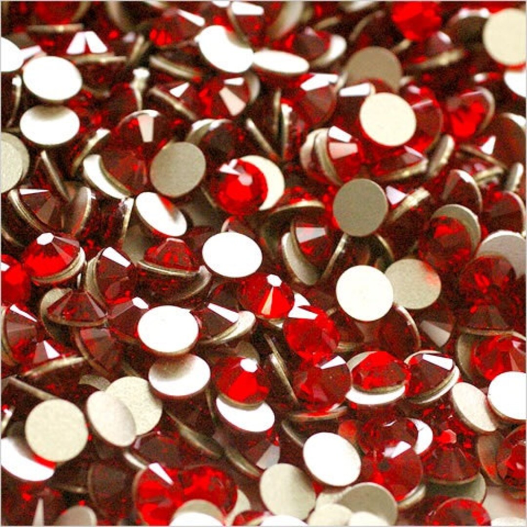 Light Siam (227) Swarovski 2058 Xilion/ New 2088 Xirius Crystal ...