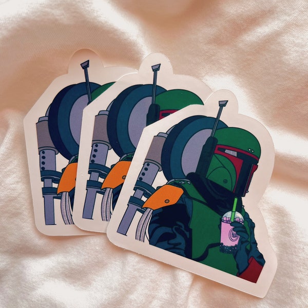 Boba Fett Stickers - Etsy
