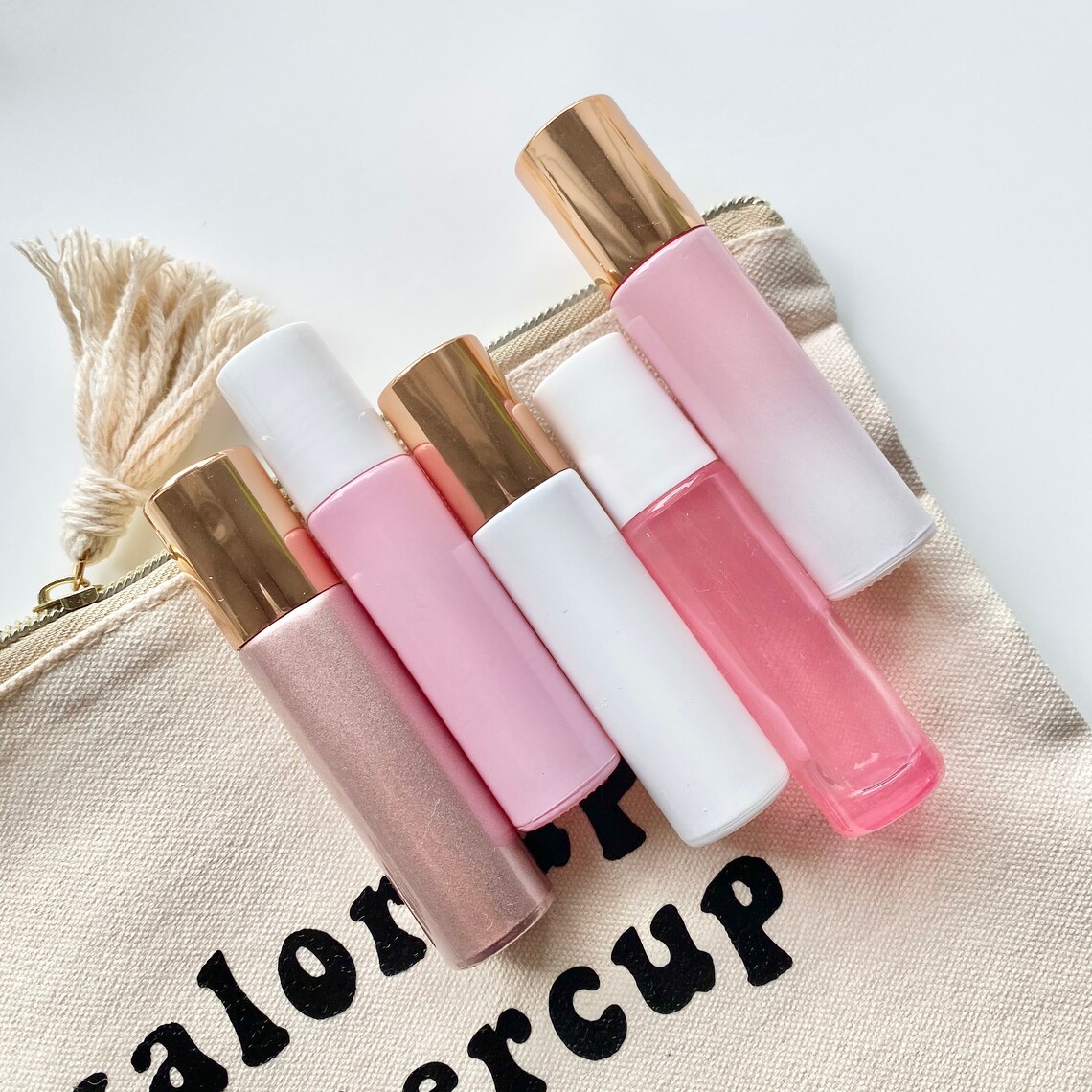 Pinkies Collection 10ml Essential Oil Perfume Roller Bottle | Etsy