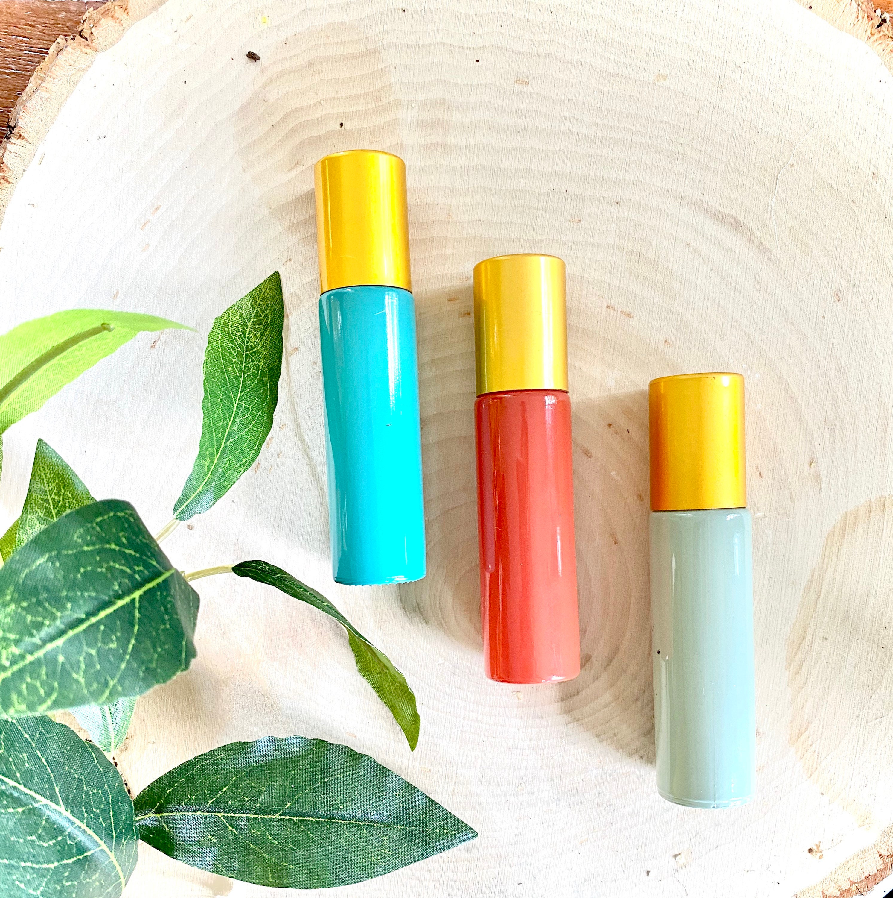 Boho Vibes 10 Ml Glass Essential Oil Roller Bottles | Set of 3 - Etsy