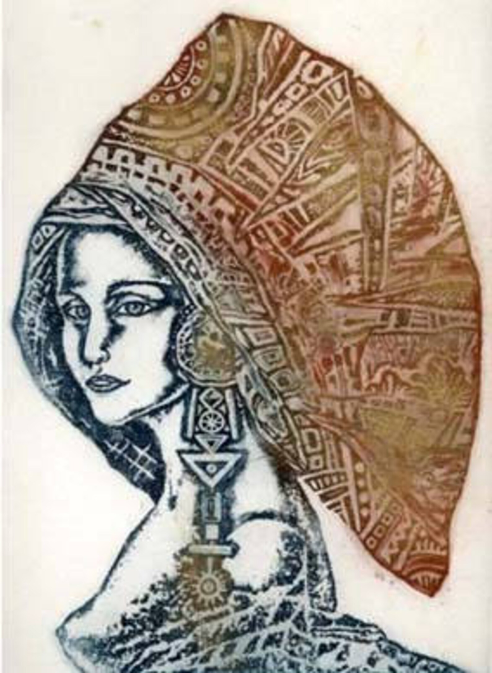 Spring Intaglio Etching Original Art Handprinted Made Balbat Etsy