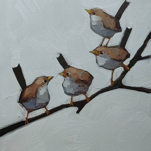 Wren Painting - Etsy