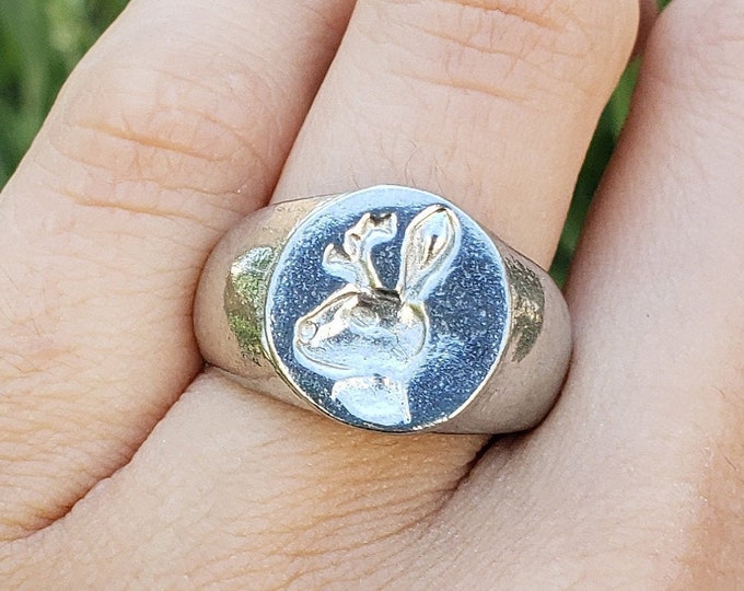 Jackalope Ring. Jackalope. Skull. Jackrabbit. Antelope Horns Mythical ...